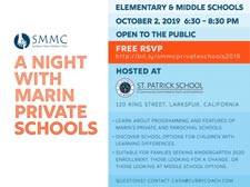 SMMC: A Night with Marin Private Schools | Marin Mommies