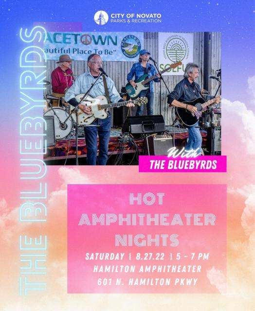 Hot Amphitheatre Nights: The Bluebyrds | Marin Mommies