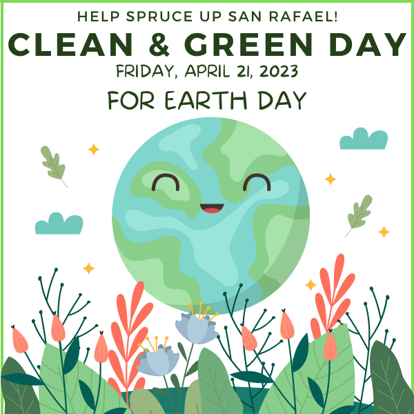 Downtown Clean & Green Day on Earth Day | Marin Mommies