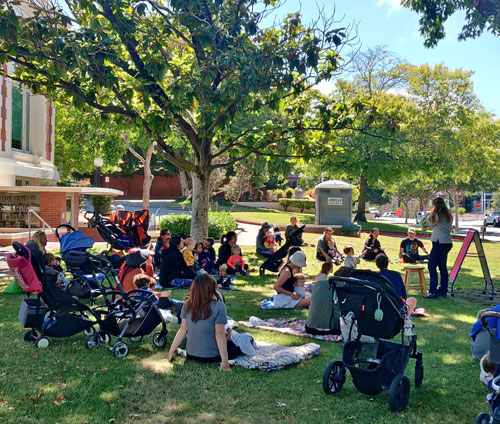 Outdoor Storytime, San Rafael Public Library| Marin Mommies