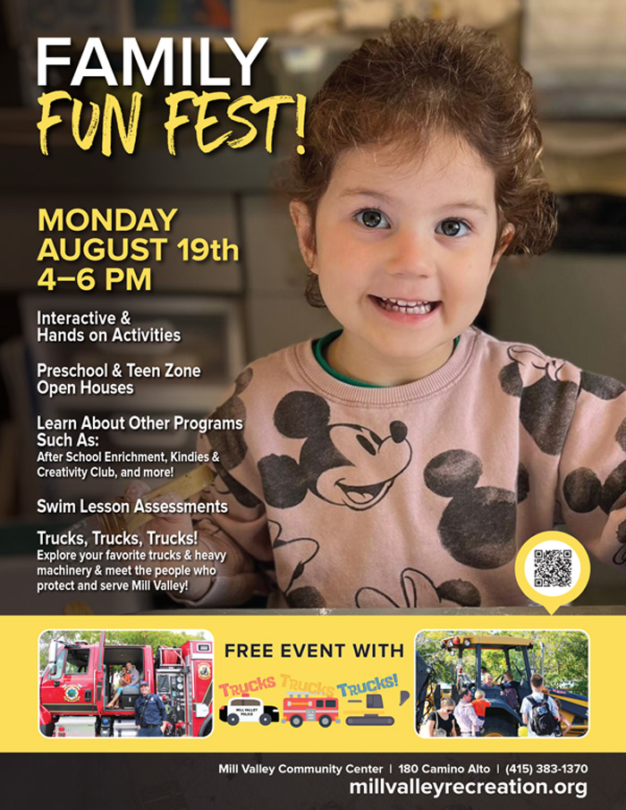 Free Family Fun Fest at the Mill Valley Community Center | Marin Mommies