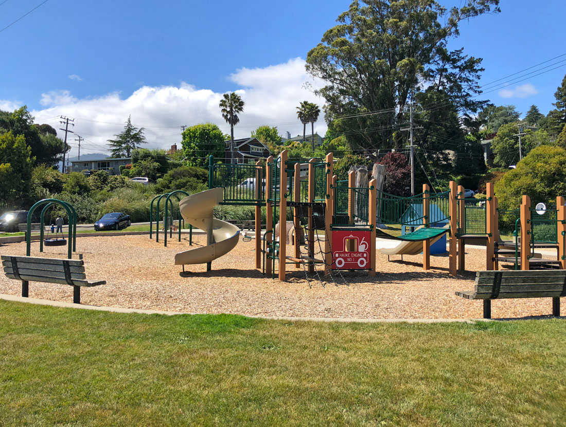 Marin Playgrounds: Hauke Park in Mill Valley | Marin Mommies