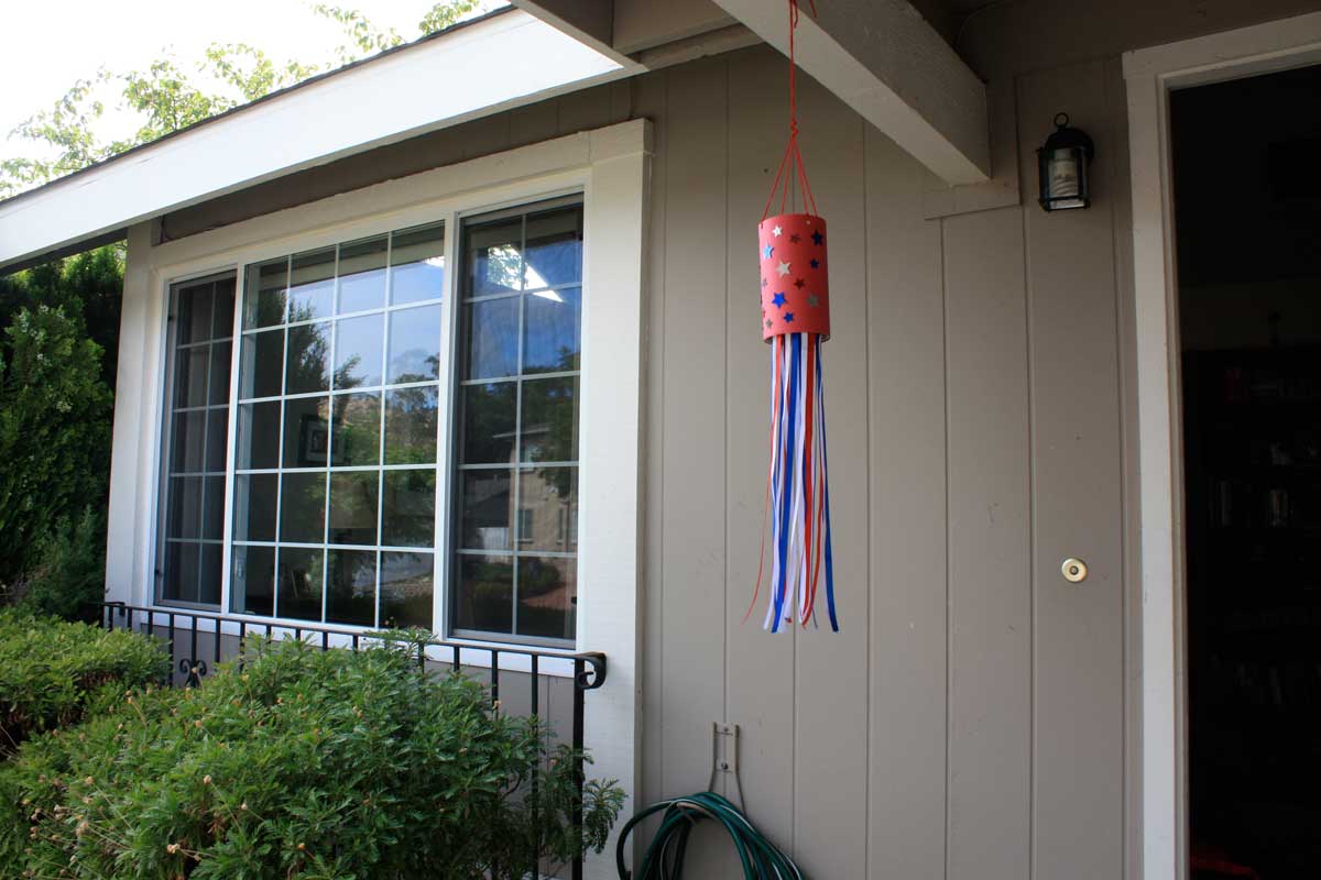 Make a Patriotic Windsock for the 4th of July | Marin Mommies