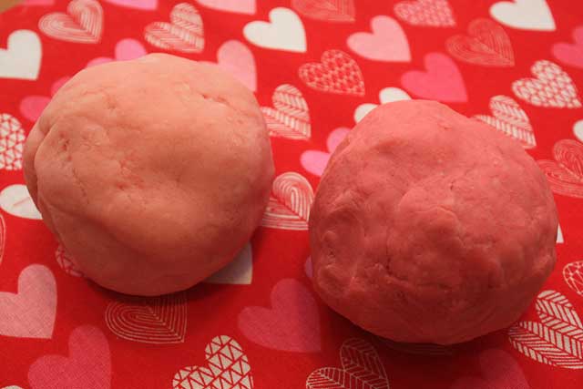 Make Your Own Pink and Red Playdough for Valentine's Day Fun | Marin ...