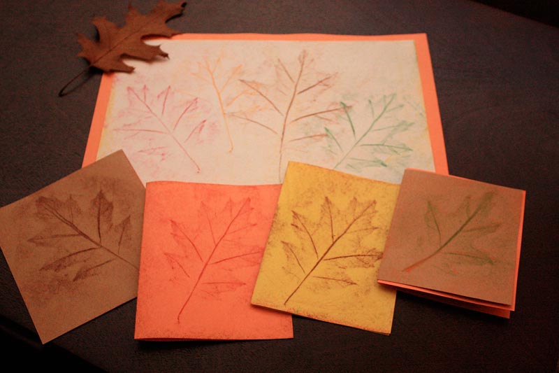 Create Colorful Leaf Prints For Fall Marin Mommies