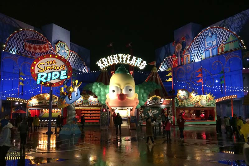 The Simpsons Ride Lights On